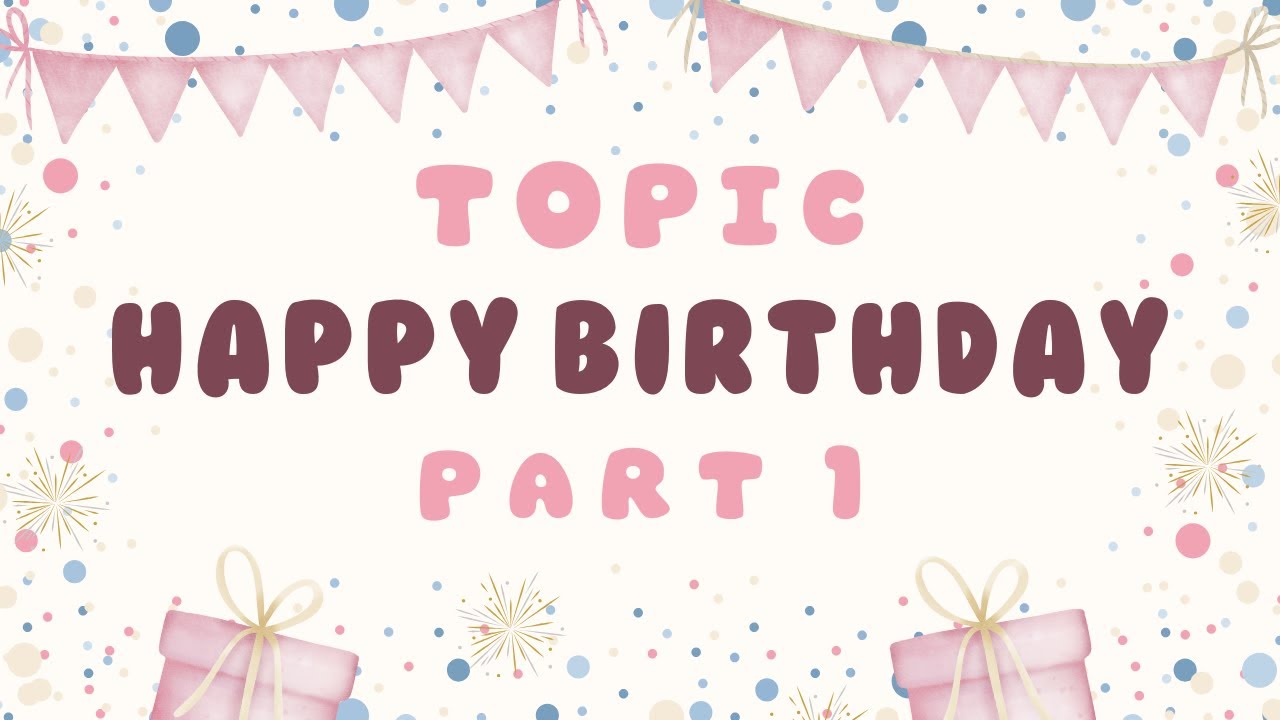 English Conversation: Happy Birthday PART 1 (6 Questions) - YouTube