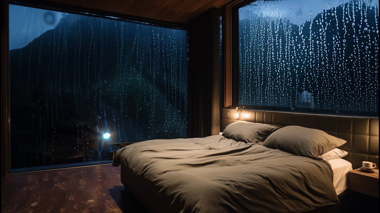 Calming Rainfall in The Woods Helps You Sleep Soundly | Say Goodbye to ...
