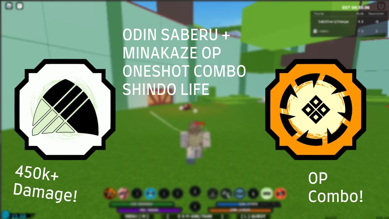 Odin Saberu + Minakaze OP Oneshot Combo | Shindo Life Roblox - YouTube