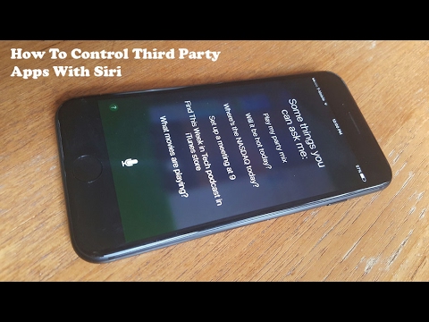 How To Control Third Party Iphone / IOS Apps With Siri - Fliptroniks ...