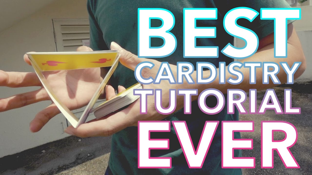 Best Cardistry Tutorial Ever: Rotating Triangle Bridge Sybil (Cardistry ...
