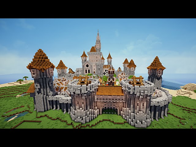 Schéma De Château Médiéval Minecraft