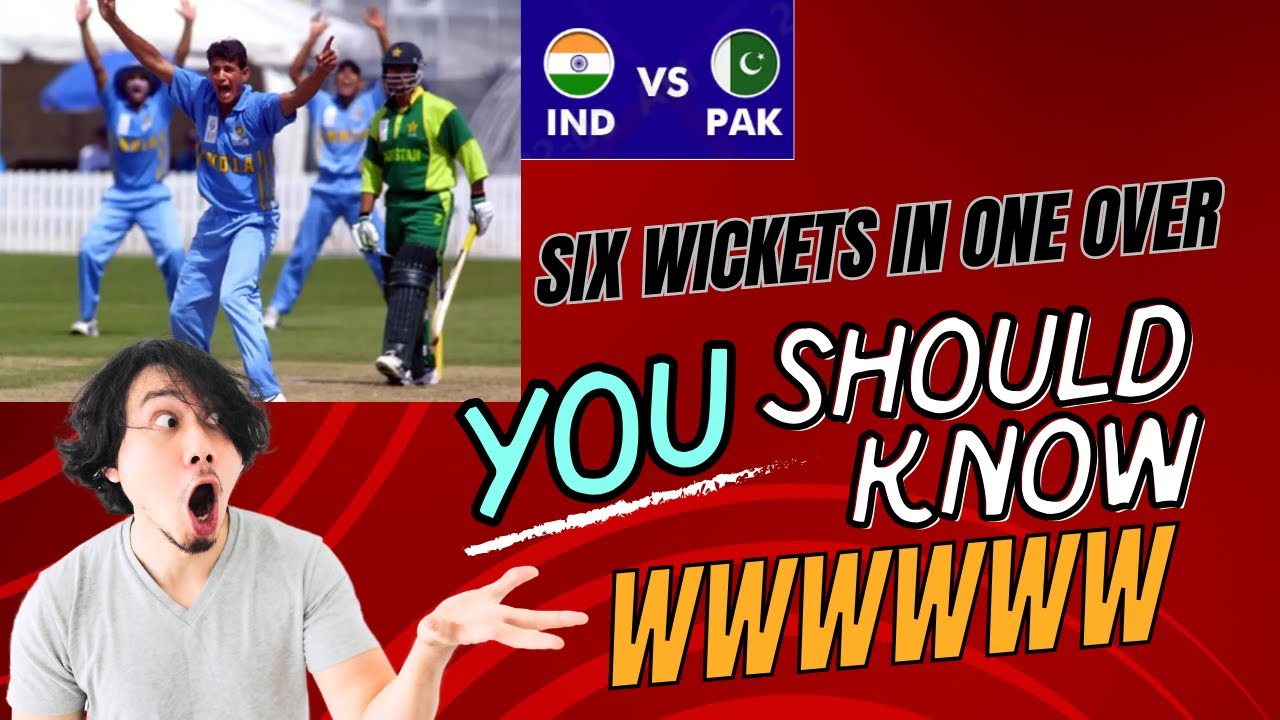 Most Wickets in one over in cricket || India vs Pakistan 2002 || Best ...