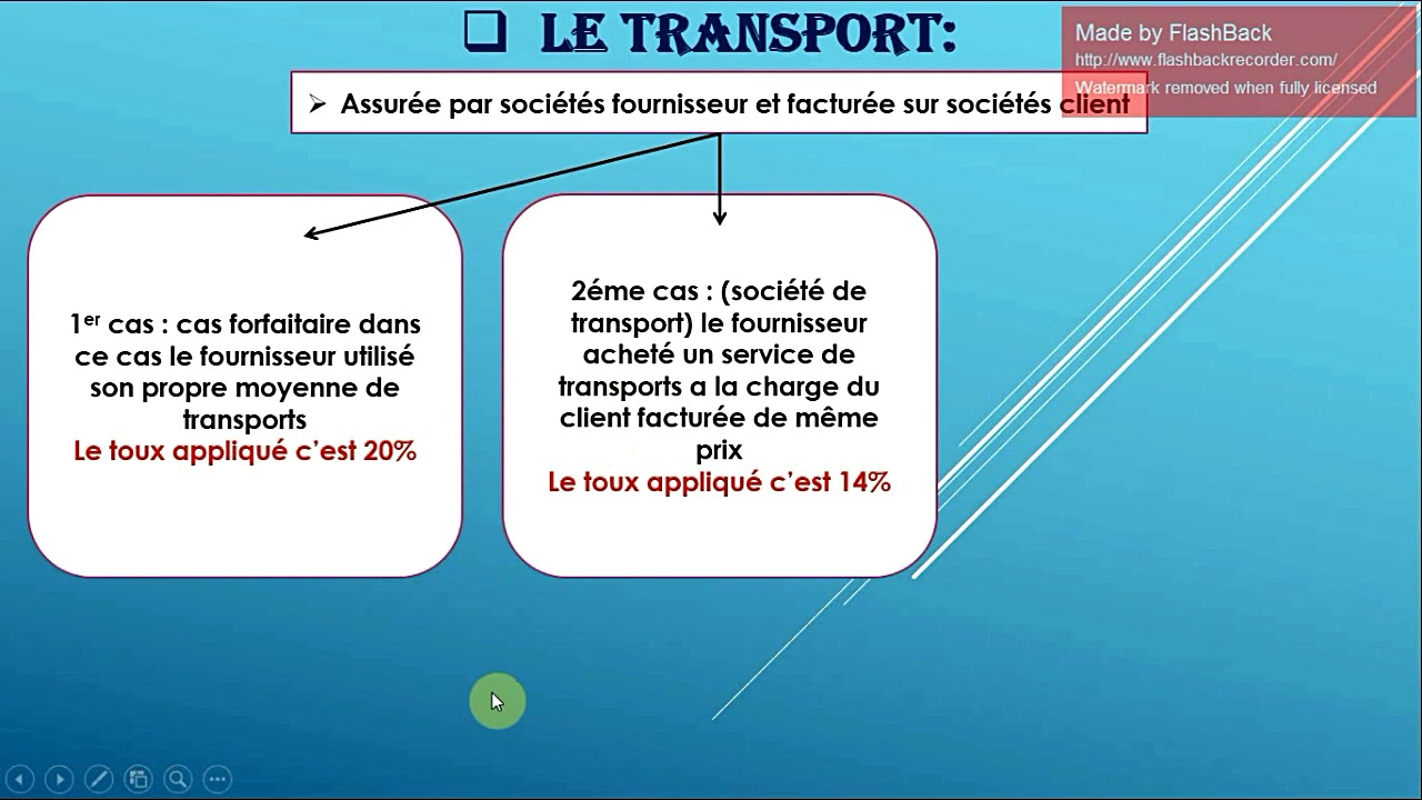 COURS DE TRANSPORT 1ER PARTIE - YouTube