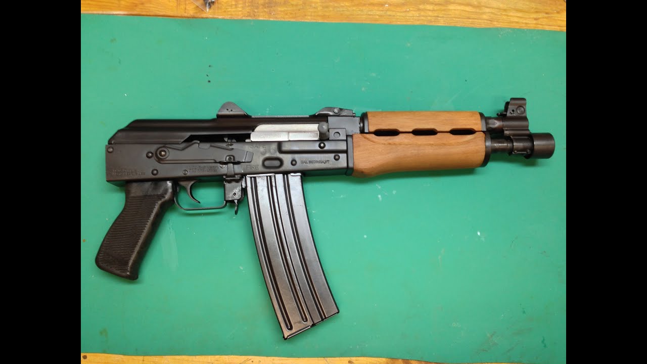 Zastava M85 PAP, 5.56 AK Pistol, Review - YouTube