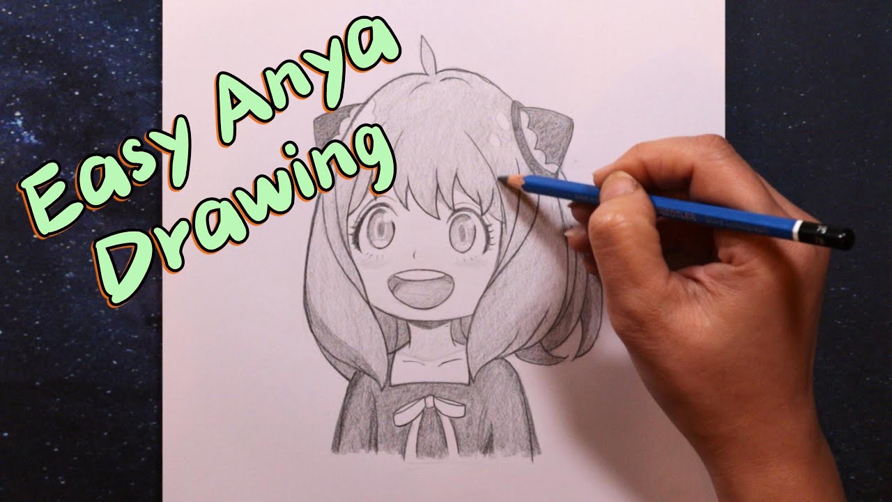 How to Draw Anya Forger ️ | Spy x Family | Easy Drawing Step By Step ...