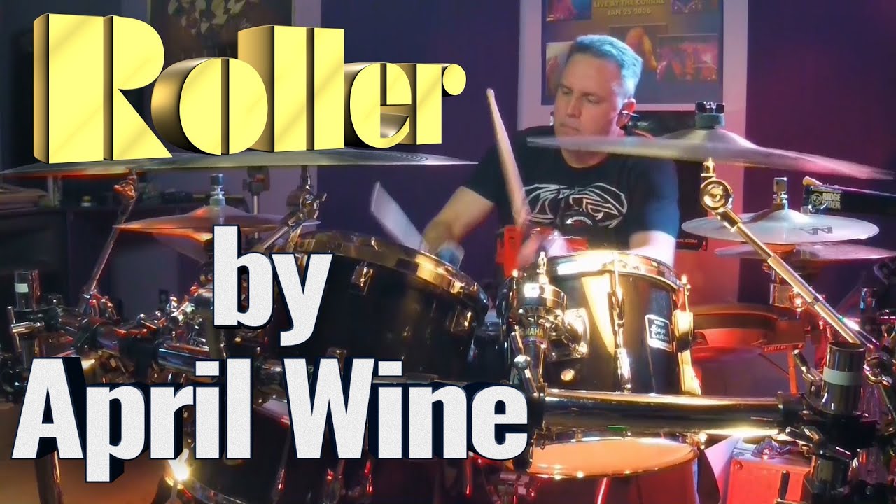 Roller by April Wine drum cover by WheelchairDrummer - YouTube