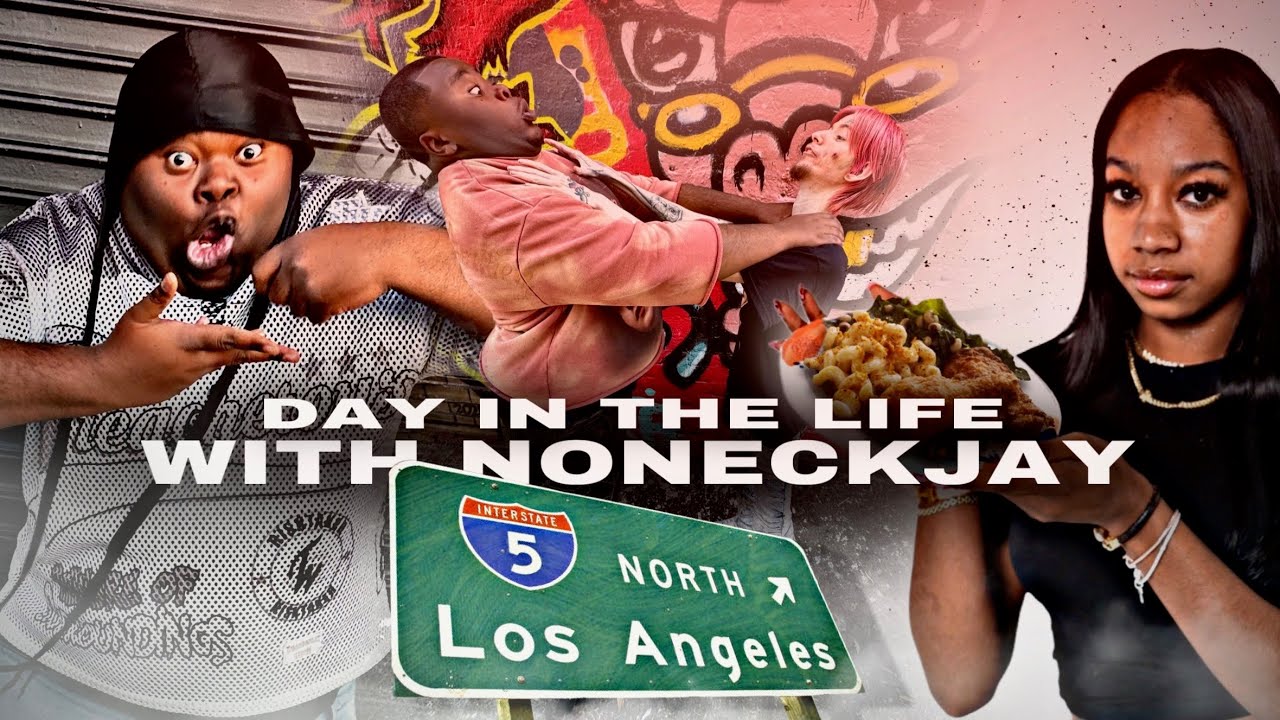 A DAY IN THE LIFE WITH NONECKJAY IN LOS ANGELES FT: COOKINGWITKYA - YouTube