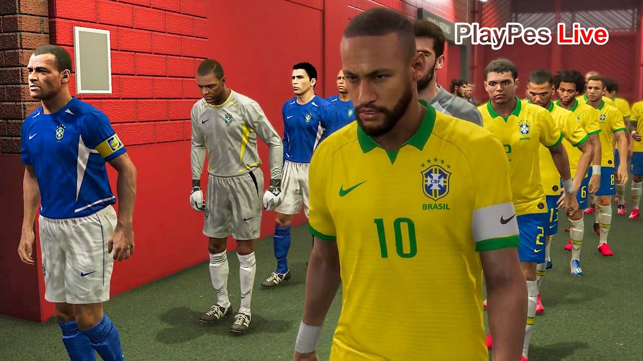 PES 2020 - BRAZIL vs BRAZIL 2002 - Full Match & Goals - Gameplay PC ...