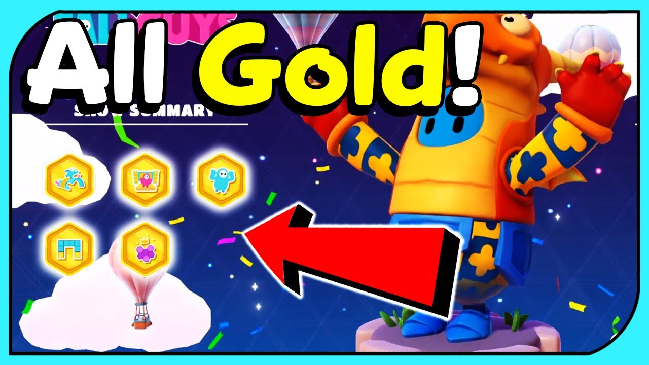 Slime Survivors All Gold Medals! | Fall Guys Gameplay - YouTube