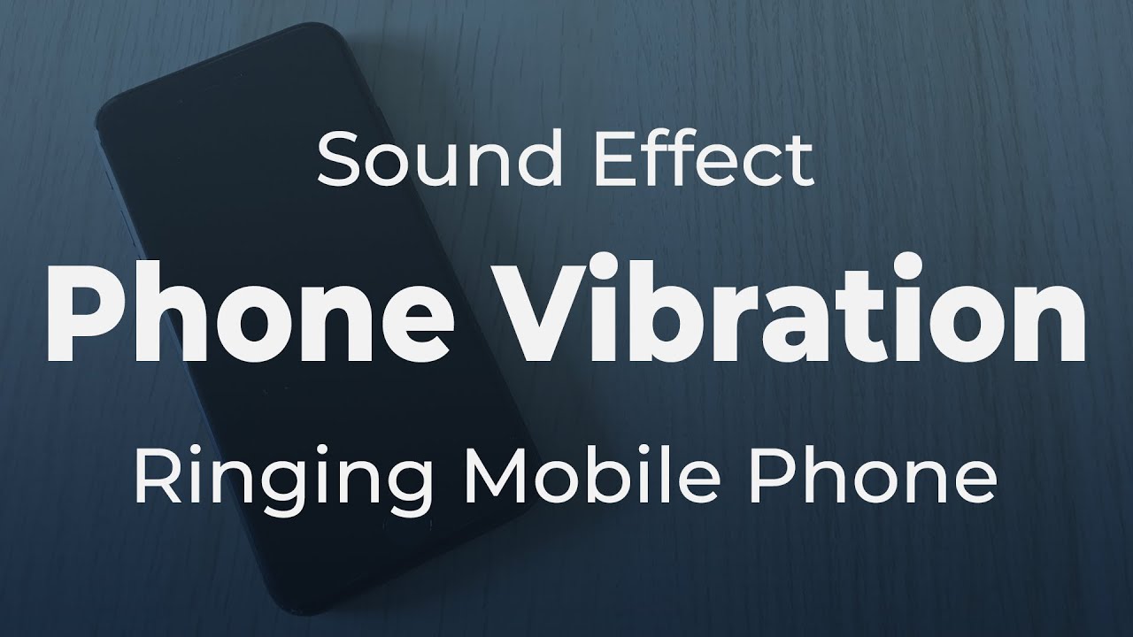 Phone Vibration Alarm Sound Effect | SFX - YouTube