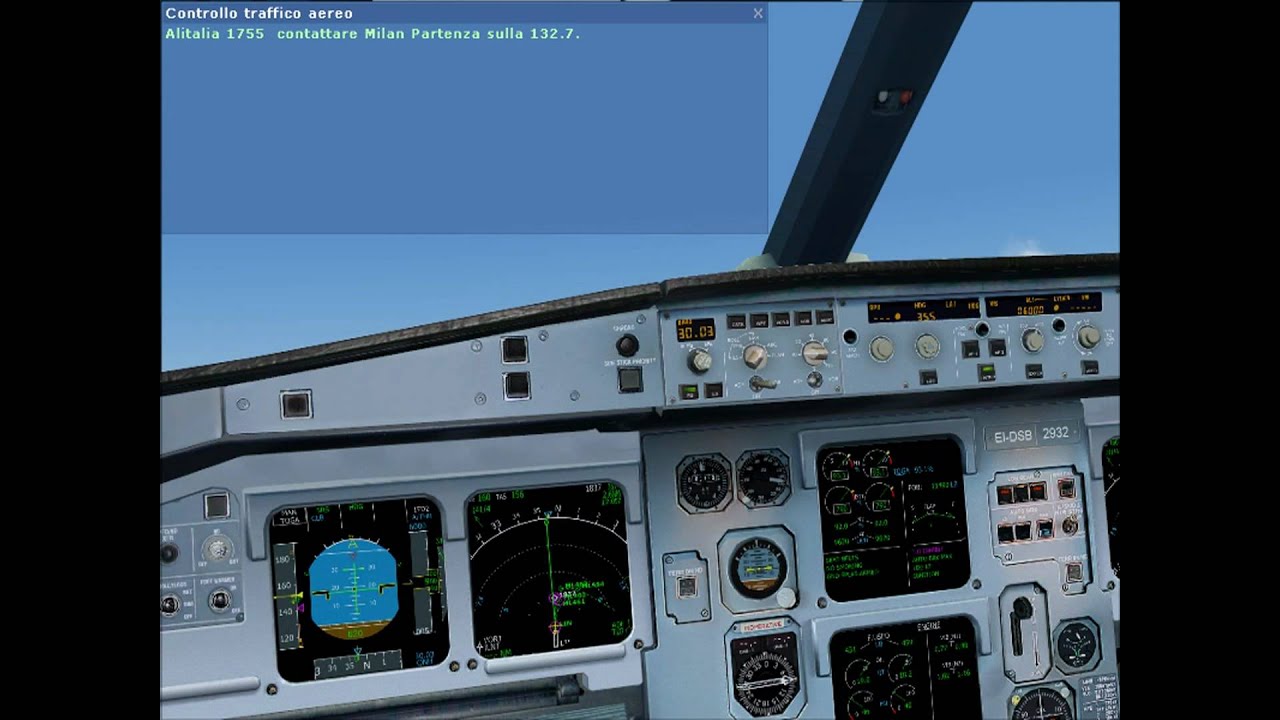 decollo cockpit A320 a linate - YouTube