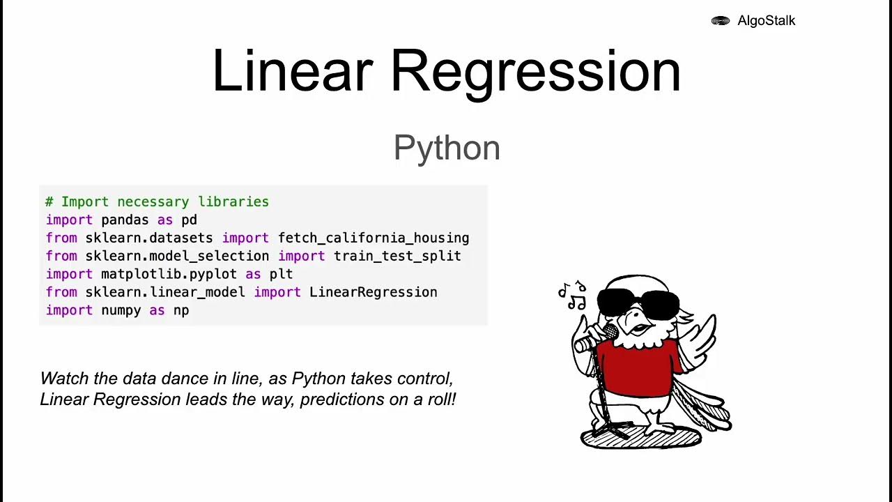 Learn Linear Regression in Python (Part 3) #linearregression - YouTube
