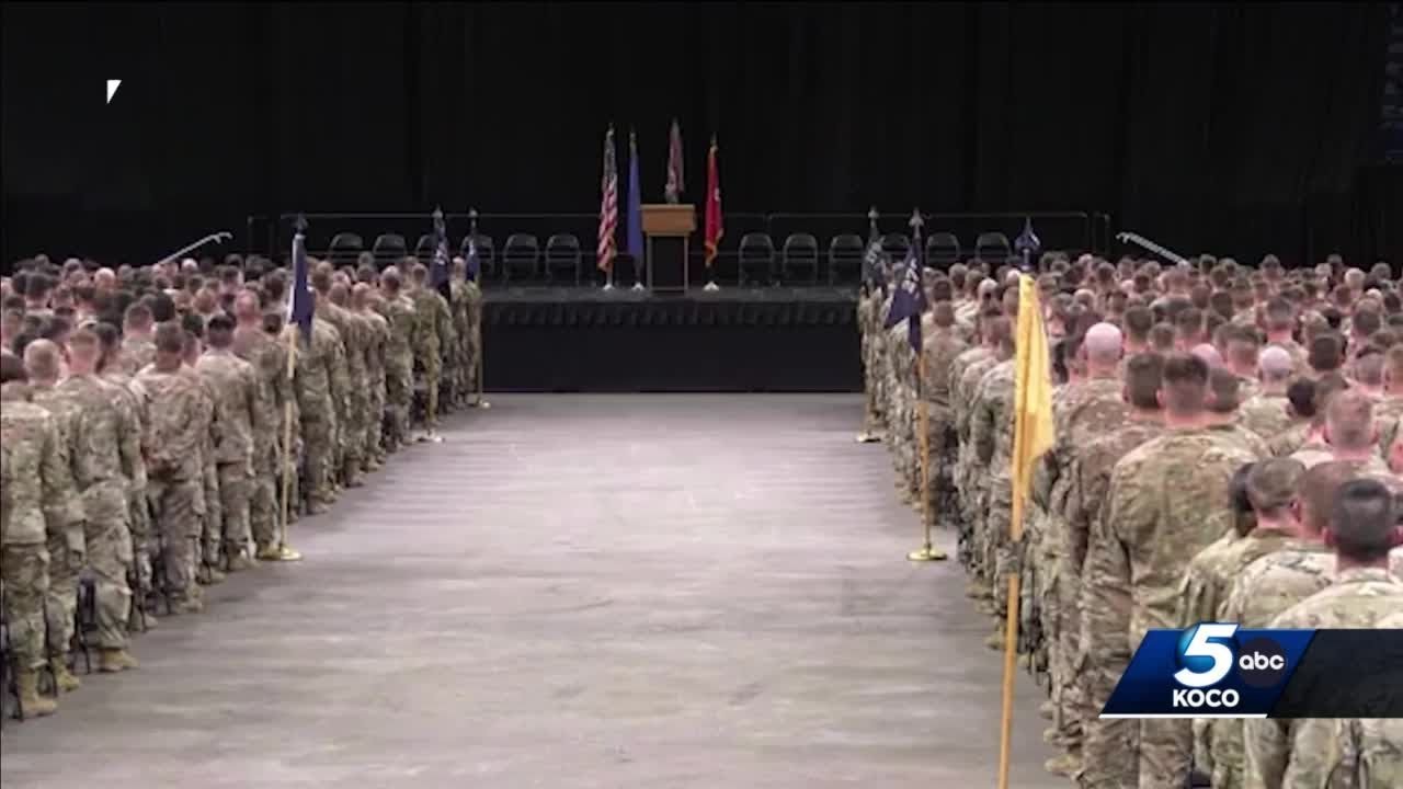 More than 1,000 National Guard members attend deployment ceremony - YouTube