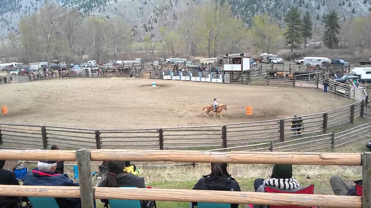 Chopaka Rodeo 2016 Jr Barrel Race Alyssa Reid - YouTube