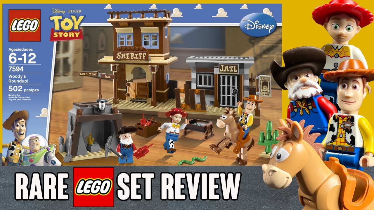 REVIEW: LEGO Toy Story "Woody's Roundup" Set 7594 - YouTube