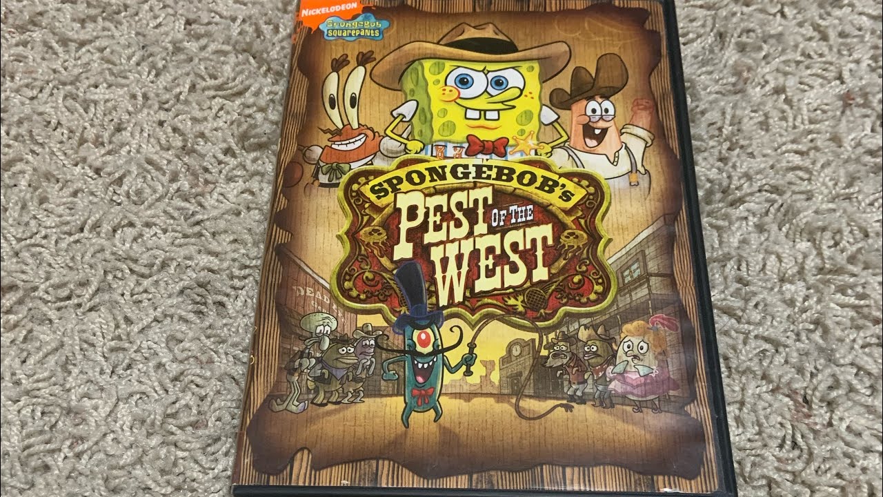 Review SpongeBob SquarePants pest of the west DVD from 2008 - YouTube