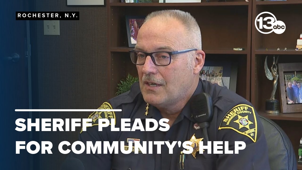 Sheriff pleads for community's help amid violence against police - YouTube