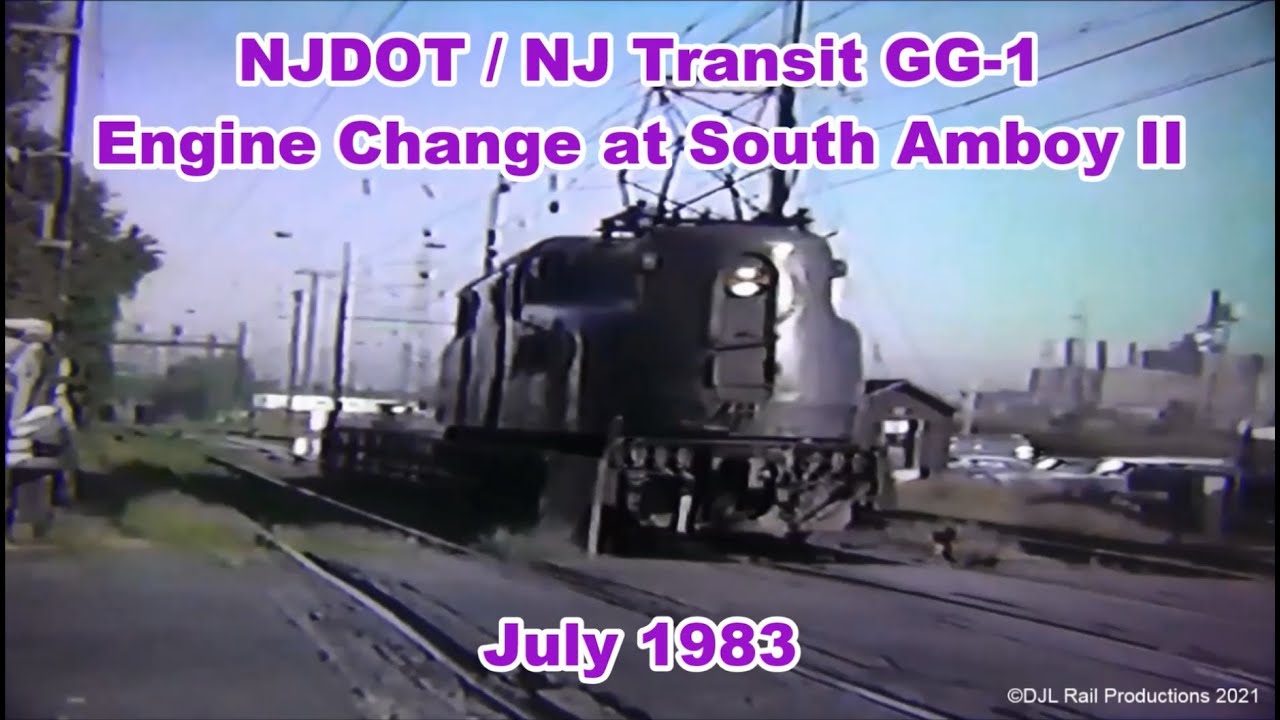 NJ Transit GG-1 Engine Change at South Amboy II | July 1983 - YouTube