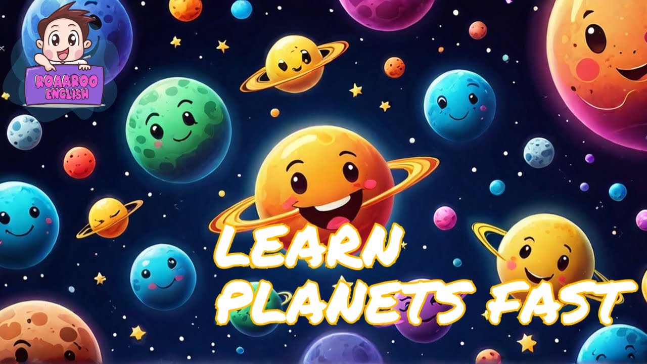 Solar System - planets - Kids vocabulary - Learn English for kids ...