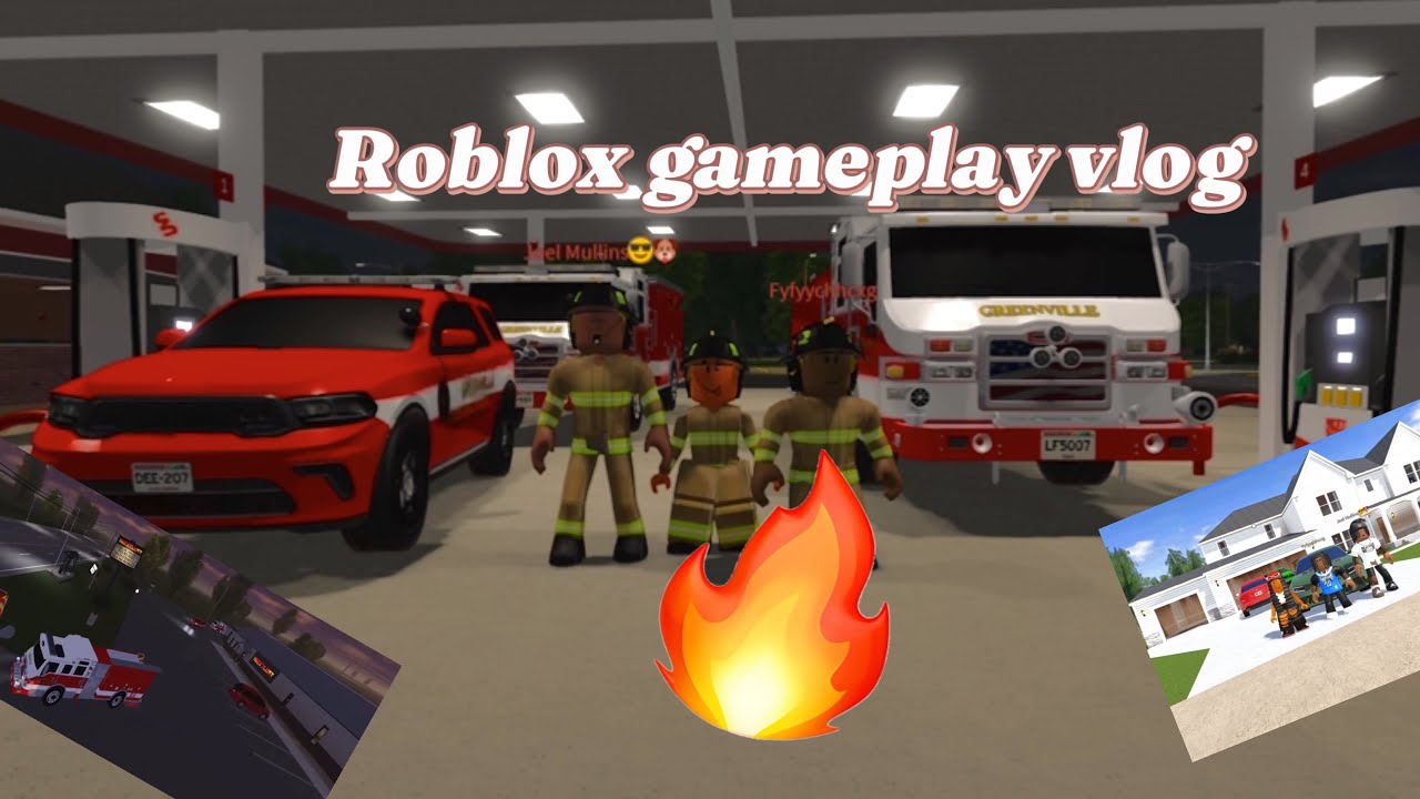 Fire Fighter roleplay with hoodbaybaykid Zay and Miyah and Joel 🔥🧯🚒 ...