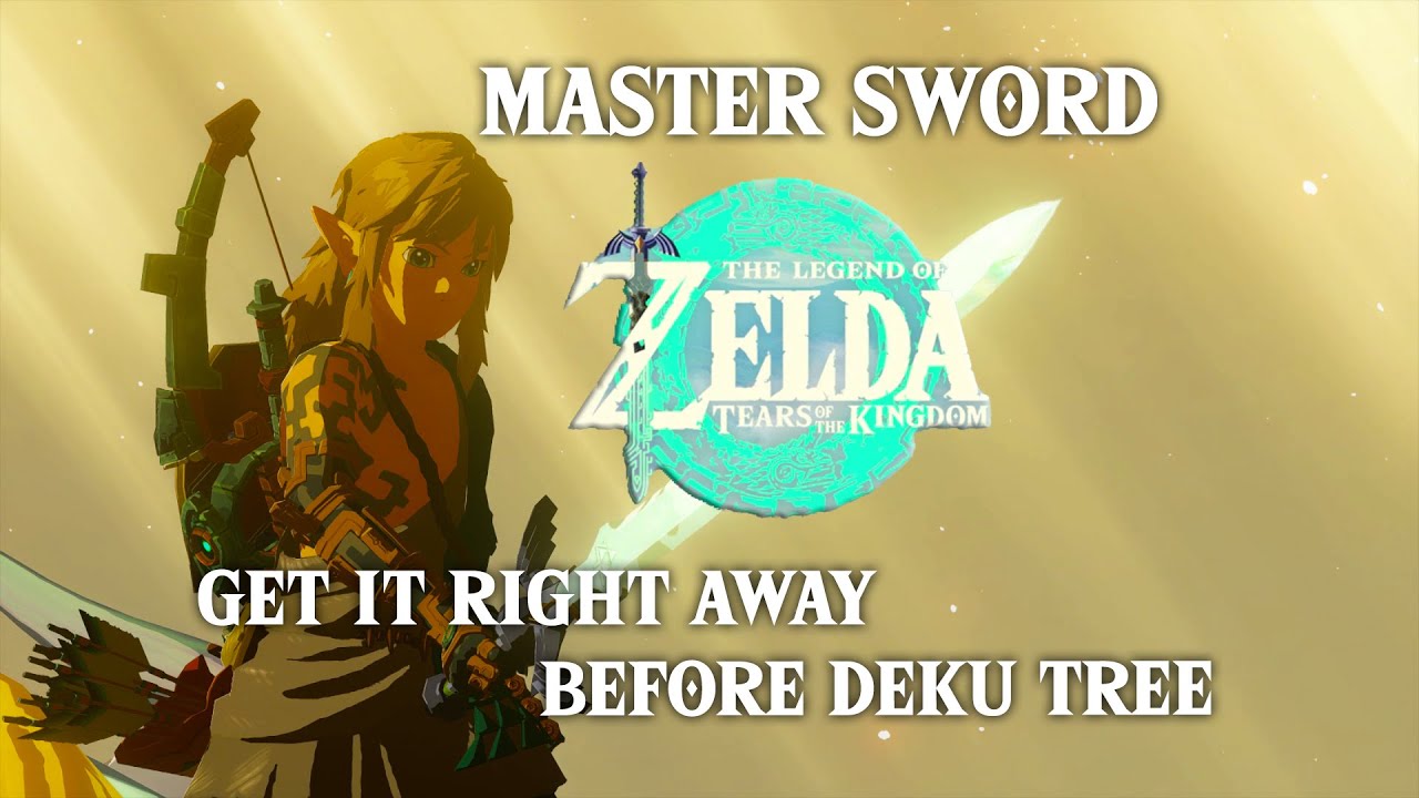 Master Sword how to get before Deku Tree - YouTube