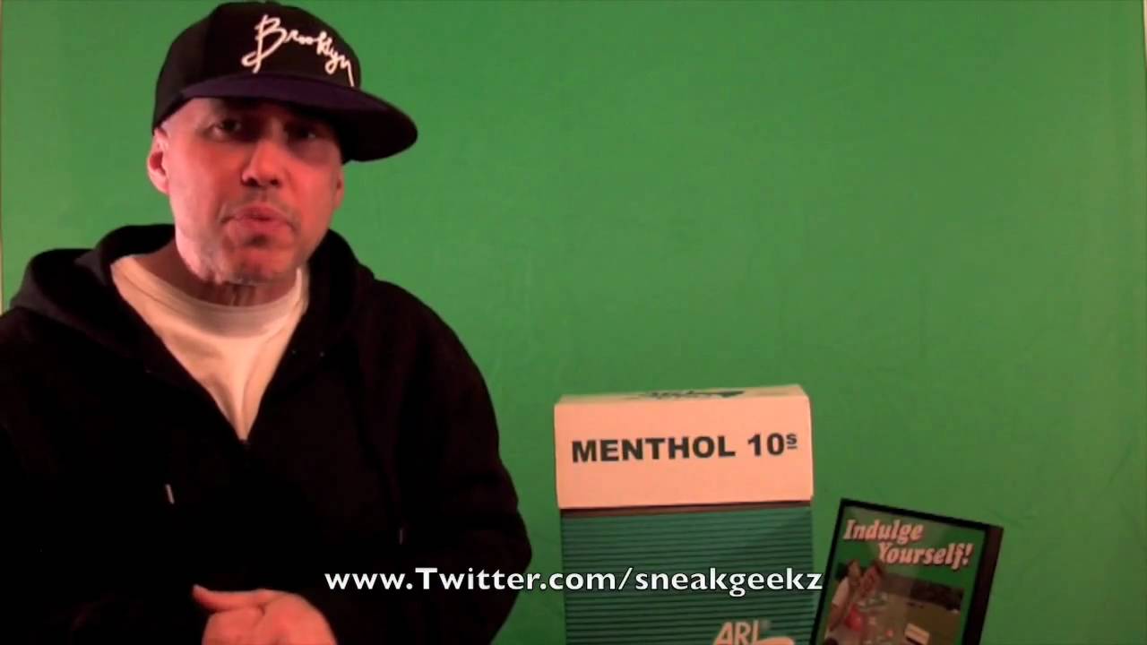 Ari Menthol 10's OTG SneakGeekZ - YouTube