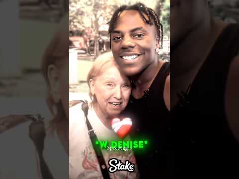 Speed blessed grandma denise. W Speed ❤️ #ishowspeed #fyp #shorts #viral #denise
