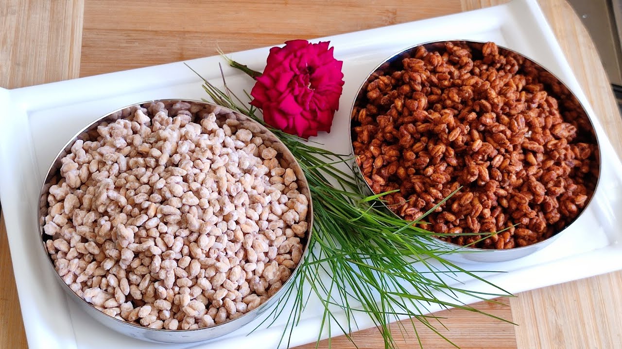 गुड़ धानी बनाने की दो विधियां/Ganesh chaturthi recipe/Gud ...