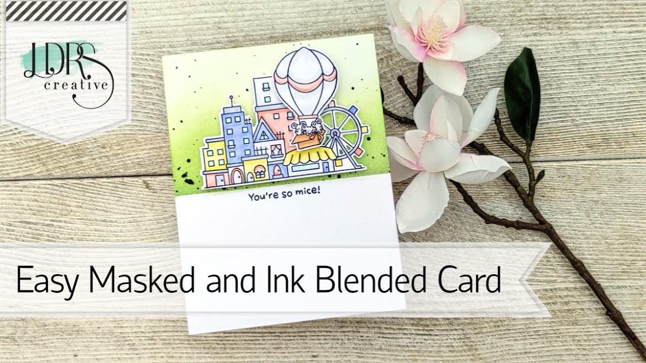 Easy Masking and Ink Blending - YouTube