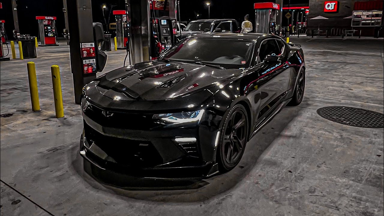 OPENING UP MY CAMARO SS! NIGHT POV DRIVE! - YouTube