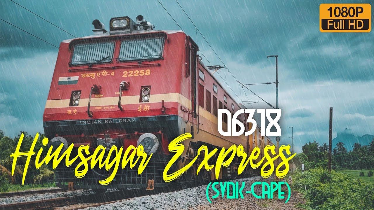 "Himsagar Express"- India's 3rd Longest running train|1st run after ...