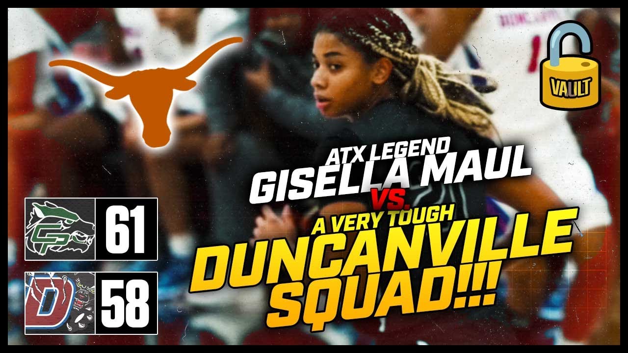 CLASSIC!!! 5A CEDAR PARK VS 6A DUNCANVILLE TEXAS LONGHORN GISELLA MAUL ...