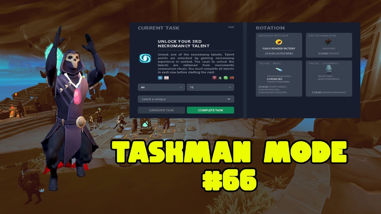 #RS3 Journey Of Taskman Micks #66 (#runescape 3 Taskman Mode) - YouTube