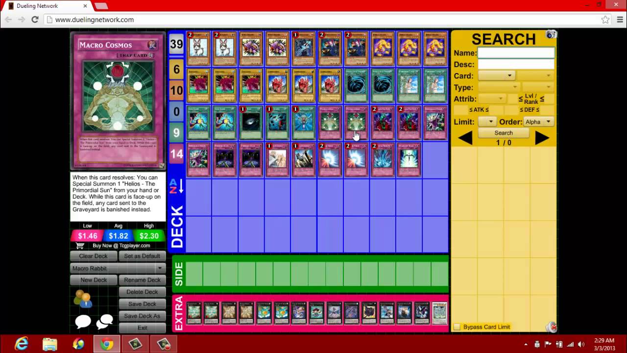 Yugioh Macro Rabbit Deck Profile March 2013 - YouTube
