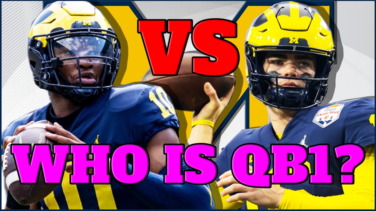 Michigan’s QUARTERBACK BATTLE - Alex Orji vs Davis Warren: Who is QB1 ...