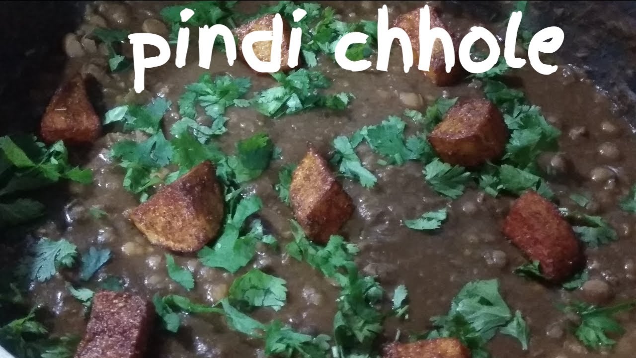 Pindi chhole | how to cook chhole | your food lab | nisha madhulika ...