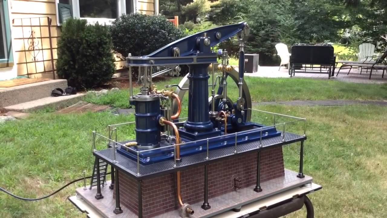 Stuart Major Beam Engine - YouTube