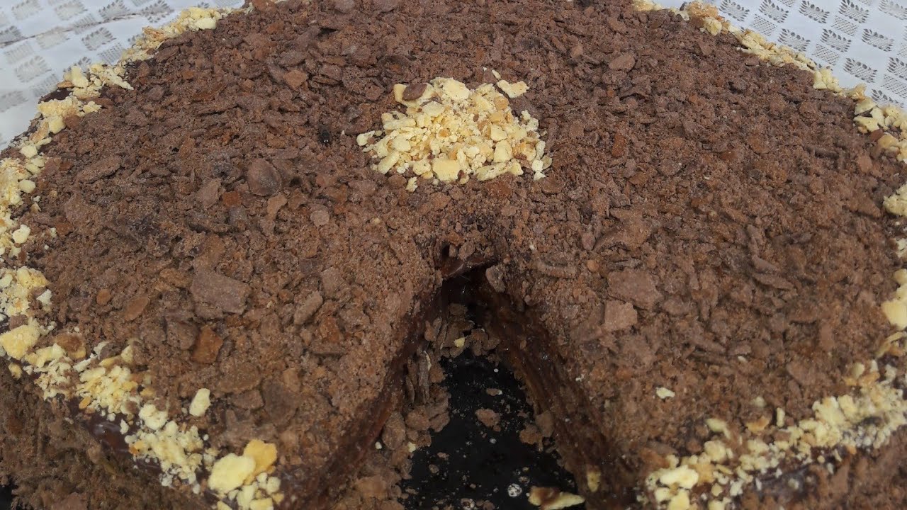 ƏN MÜKƏMMƏL YUXA TORTUNUN HAZIRLANMASI.KAKAOLU YUXA TORTU. - YouTube