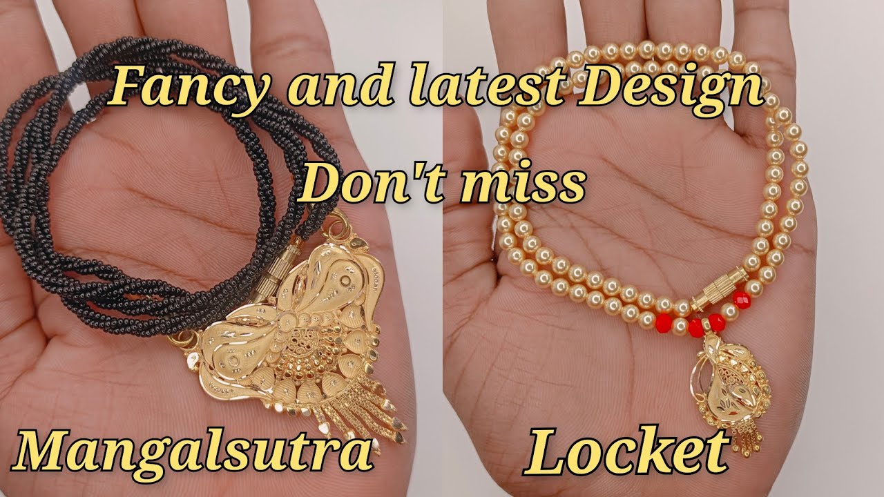 Latest And Fancy Locket Ka Design With Weight And Price// - YouTube