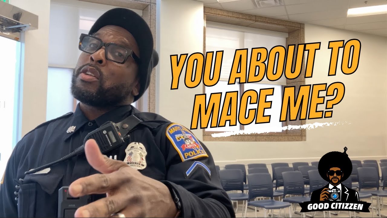 "YOU ABOUT TO MACE ME?" BALTIMORE COP GETS SHUT DOWN // BALTIMORE, MD ...