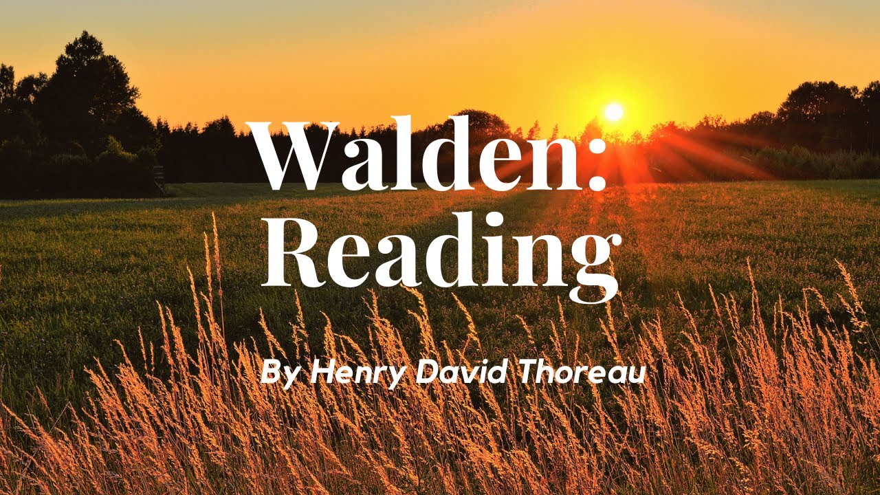 Reading from Walden by Henry David Thoreau: English Audiobook with Text ...