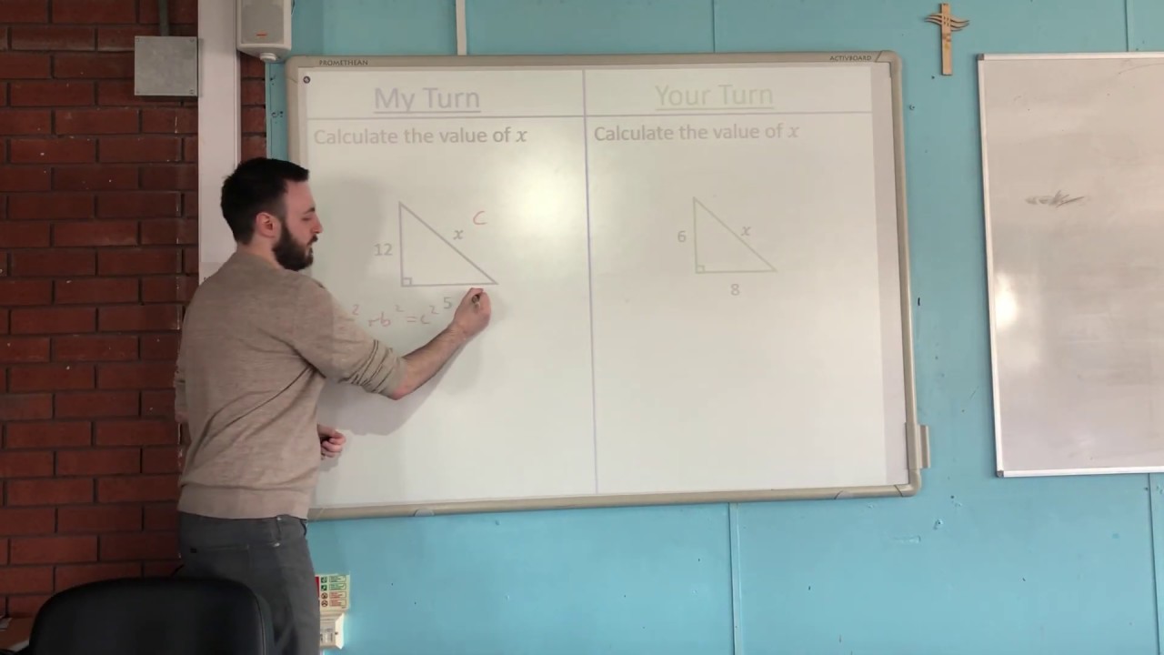BennettMaths Pythagoras (Finding the Longest Side) - YouTube
