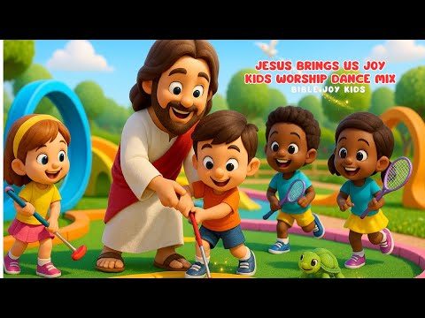 Jesus Brings Us Joy 🎉 Kids Worship Dance Mix ️ Christian Songs for ...