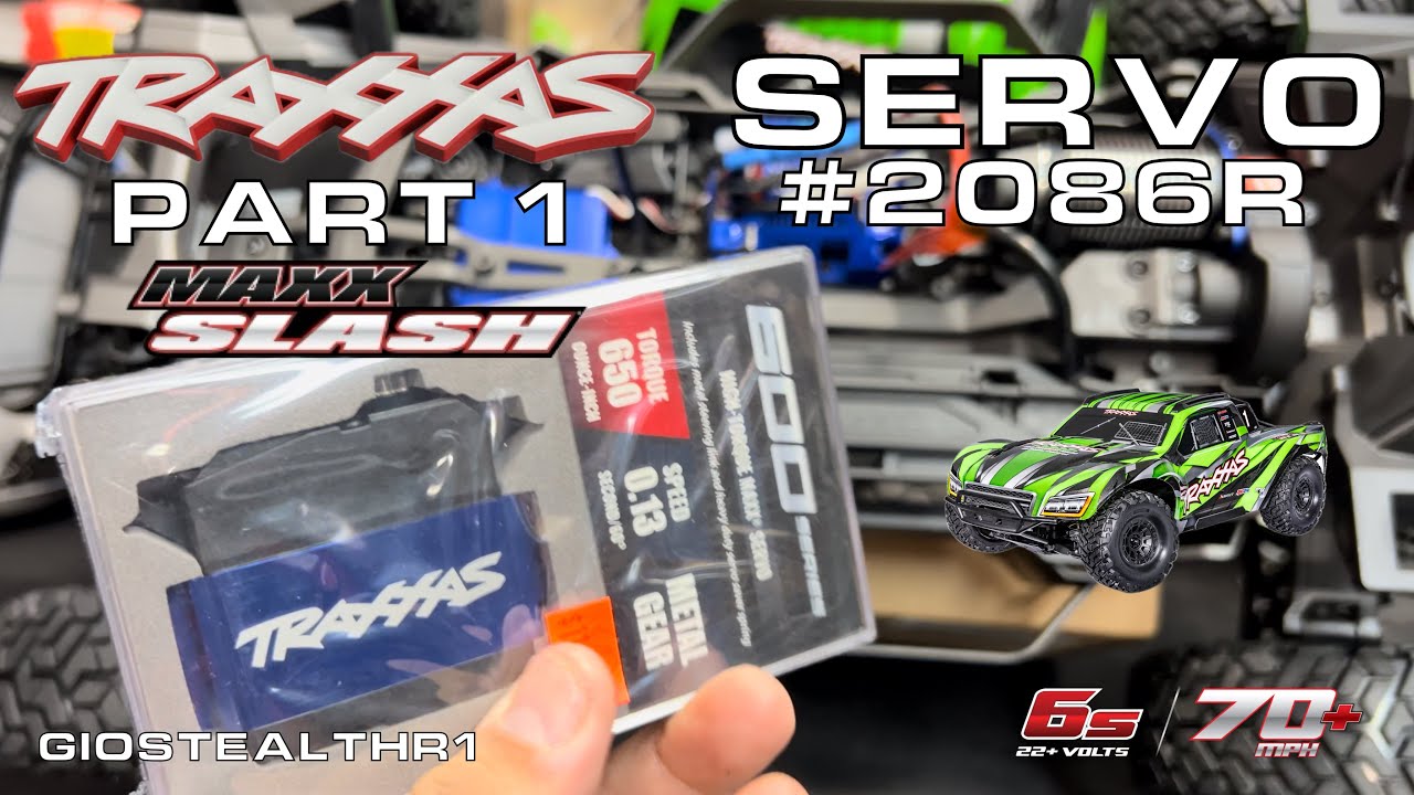 Traxxas Maxx Slash - high torque servo update Part 1 #2085R - YouTube
