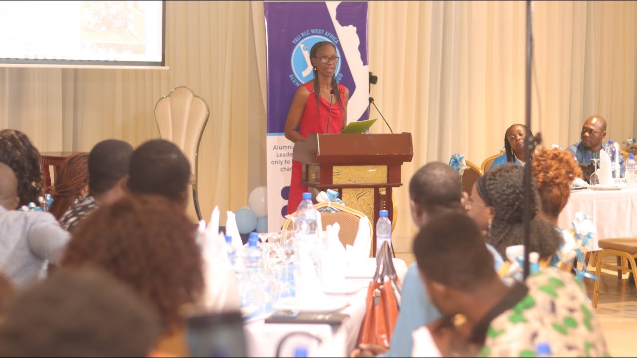 Opening remarks by Dr.Esi Sey Project Director of YALI ACCRA RLC during ...