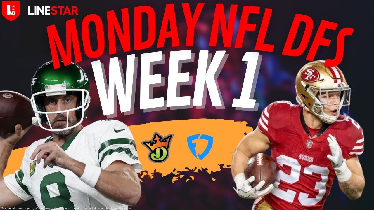 NFL Week 1 MNF | Jets vs 49ers | DFS Picks for DraftKings, FanDuel, and ...