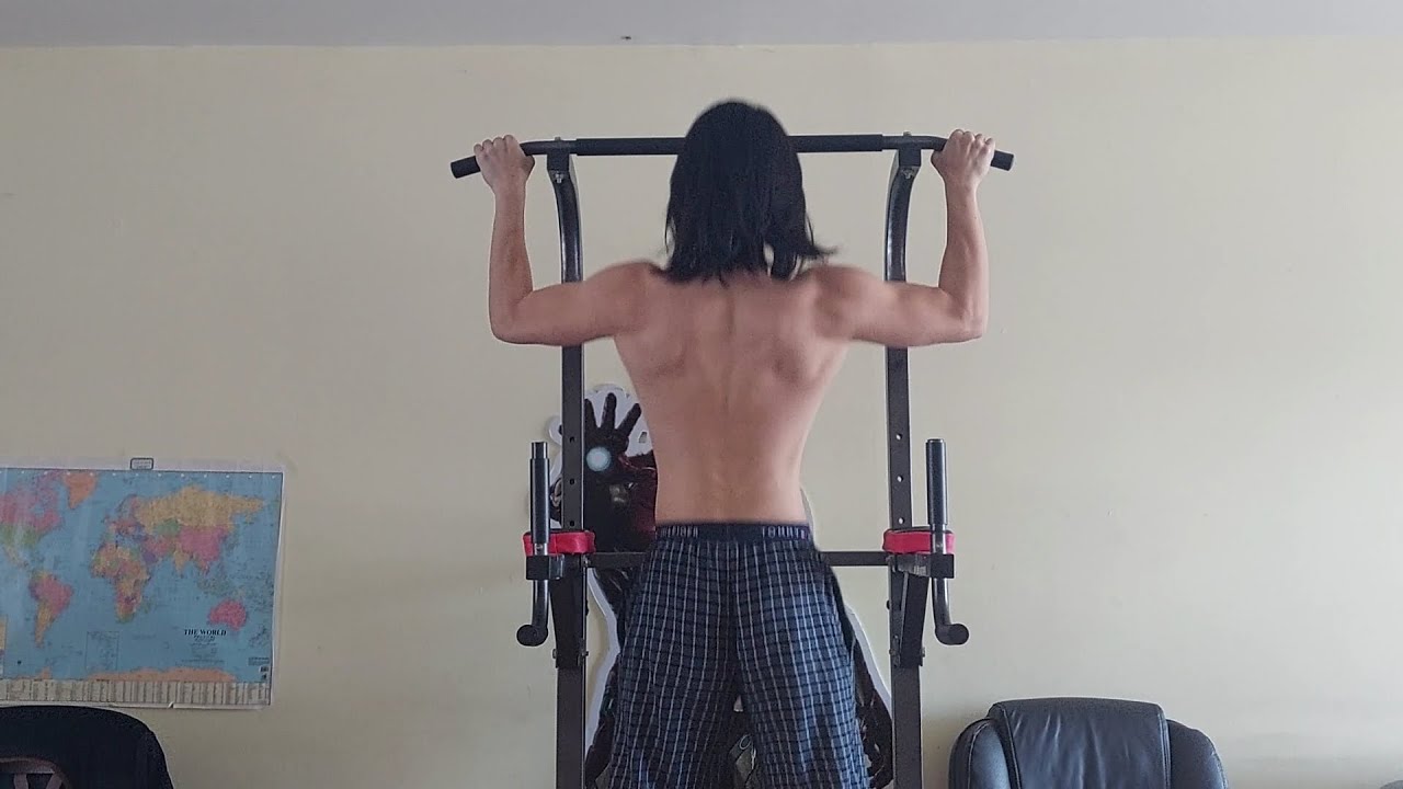 10 pull-ups every day | day 110 | wide - YouTube