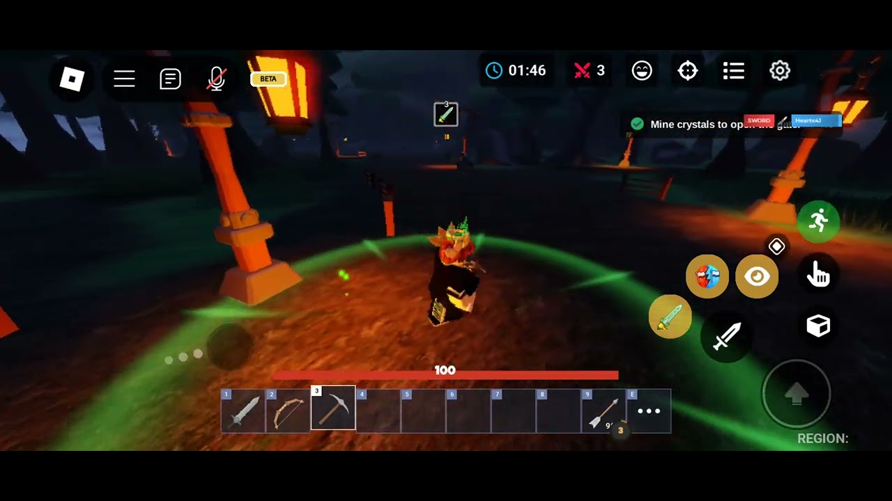 Playing the new Arachne Lair in roblox bedwars - YouTube