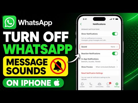 Turn Off WhatsApp Message Sounds on iPhone 